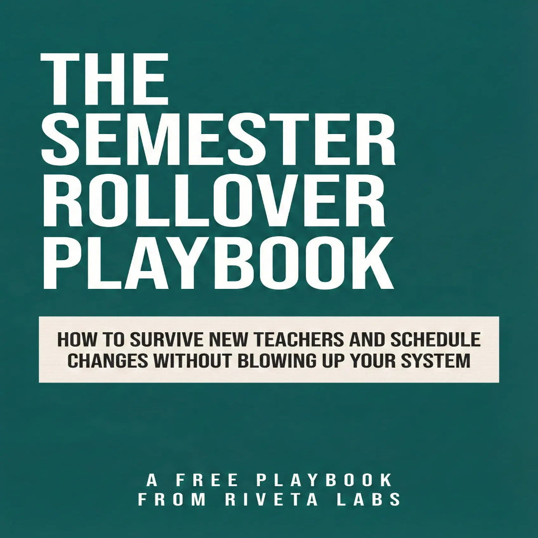The Semester Rollover System (Free Playbook) – Riveta Labs